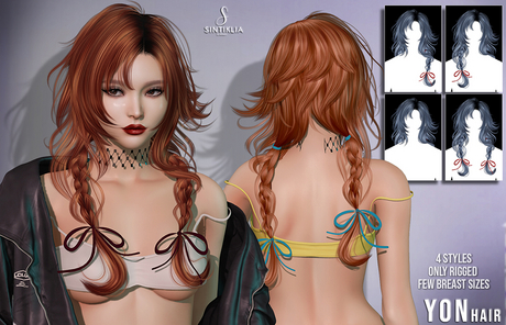 Second Life Marketplace - Sintiklia - Hair Yon - Colors&Ombres